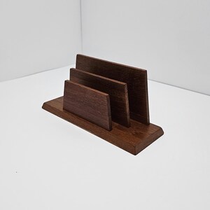 Scandinavian Mid-century Letter Stand Teak Wood Swedish 1950s Design ...