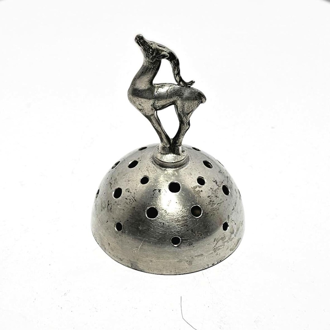 Swedish Grace Pewter Flower Fakir Stylized Buck Scandinavian 1930s ...