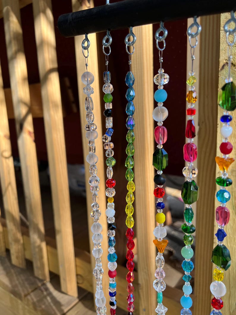 Bohemian Sun Catcher Wind Chimes 12x20 - Etsy