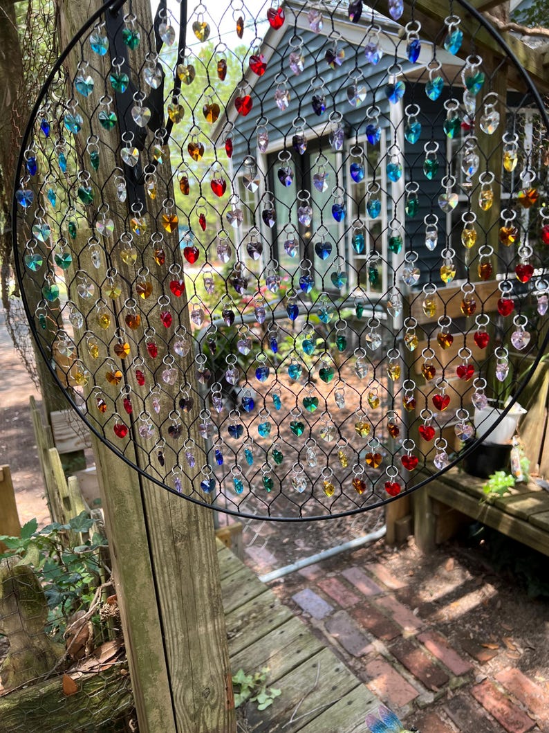 Chicken Wire Sun Catcher 18 Inches - Etsy