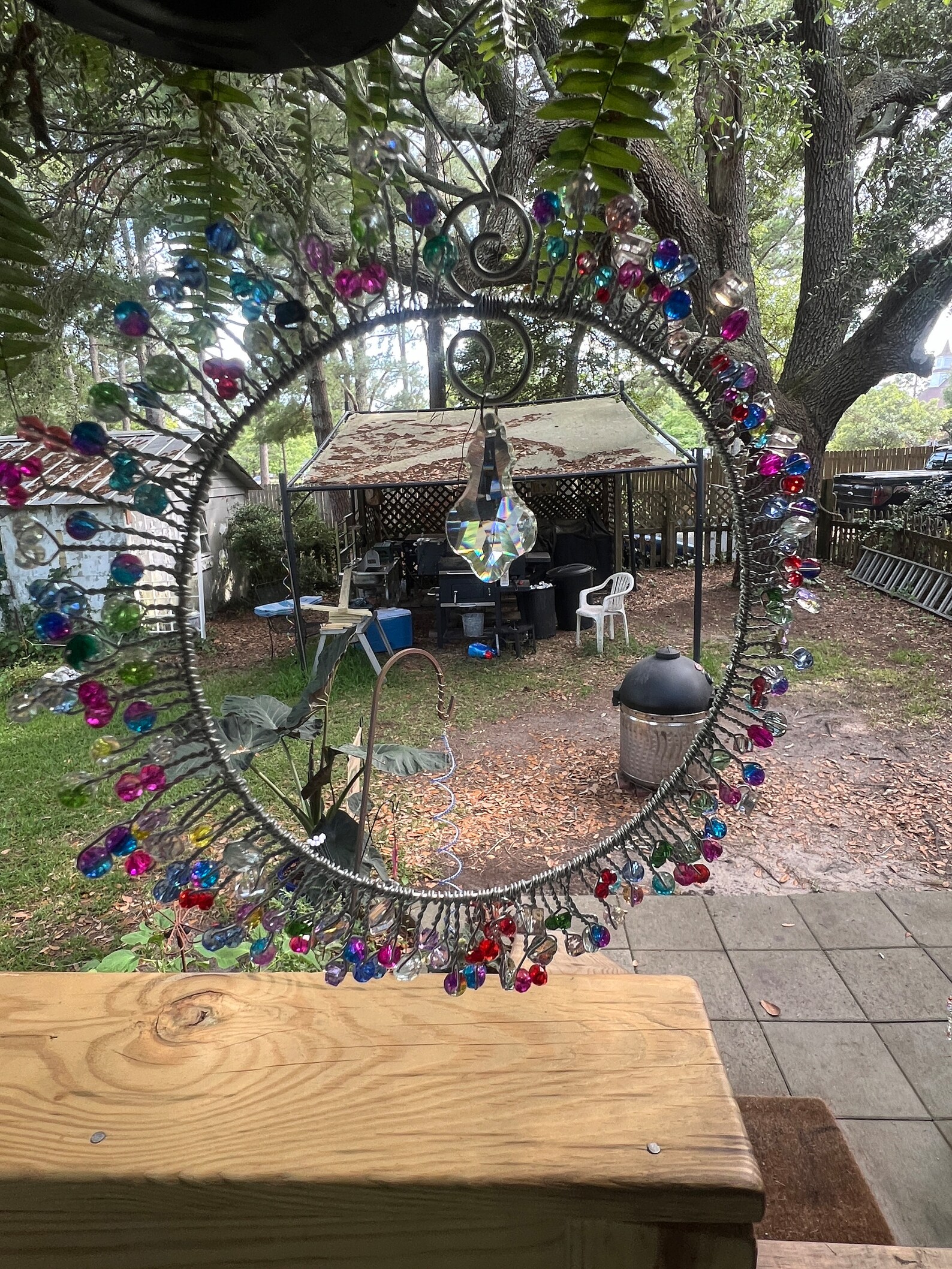 Colorful Glass Beaded Sun Catcher With Crystal - Etsy Canada