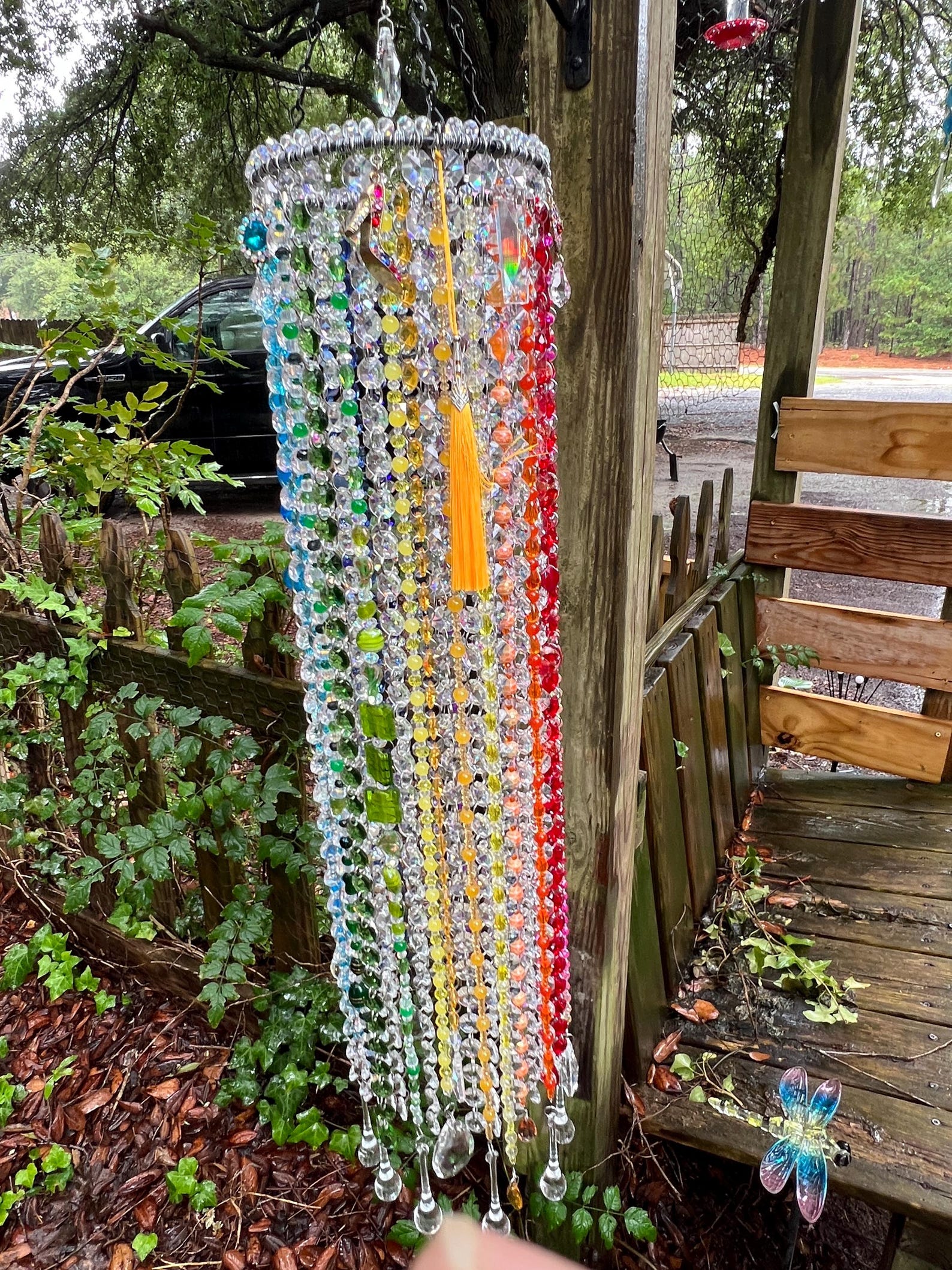 Crystal Chandelier Sun Catcher 27x7 - Etsy