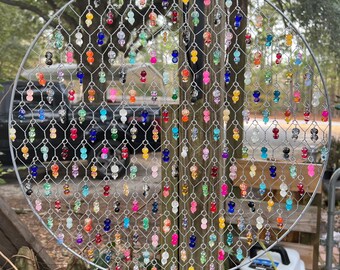 Chicken Wire Sun Catcher 18 Inches - Etsy UK