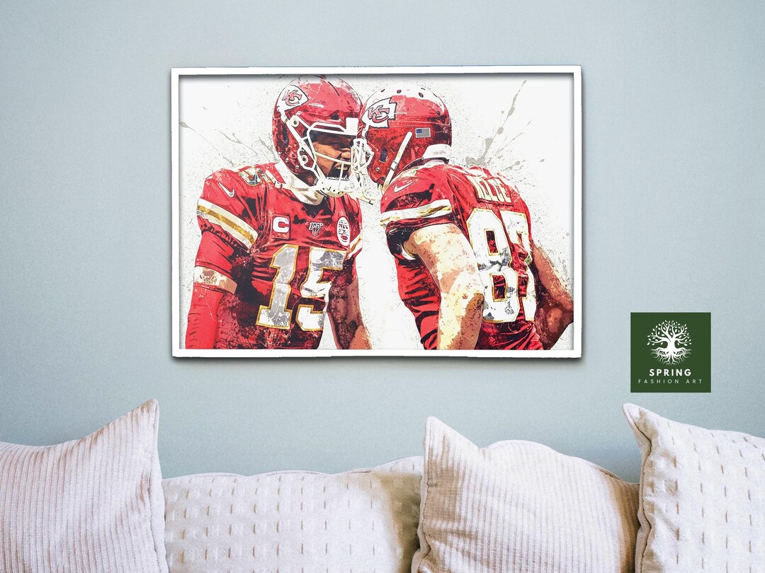 Patrick Mahomes, Travis Kelce, Isiah Pacheco Poster, Kansas City Chiefs ...