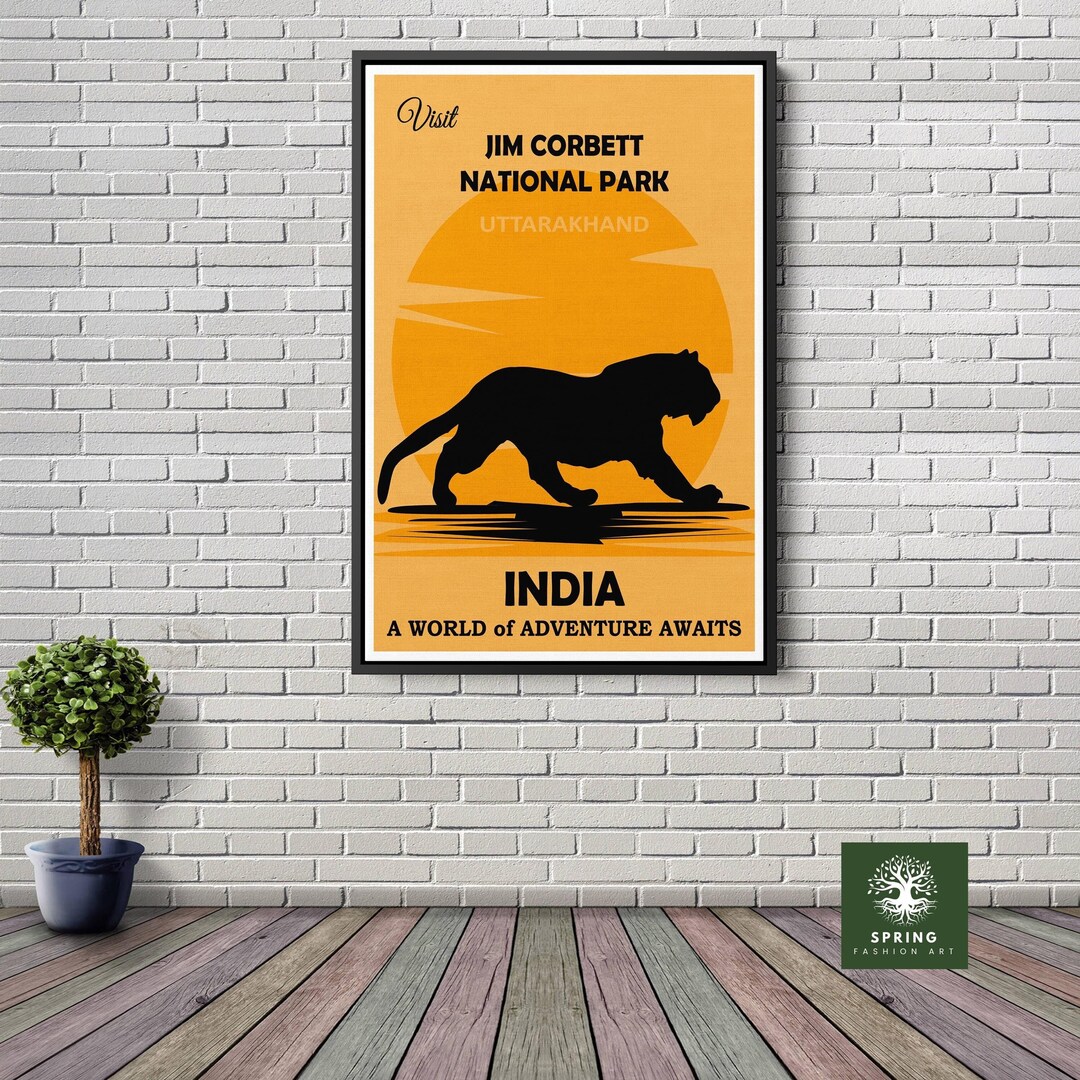 India Sunset Travel Poster, Colorful Summer Print, Travel Poster ...