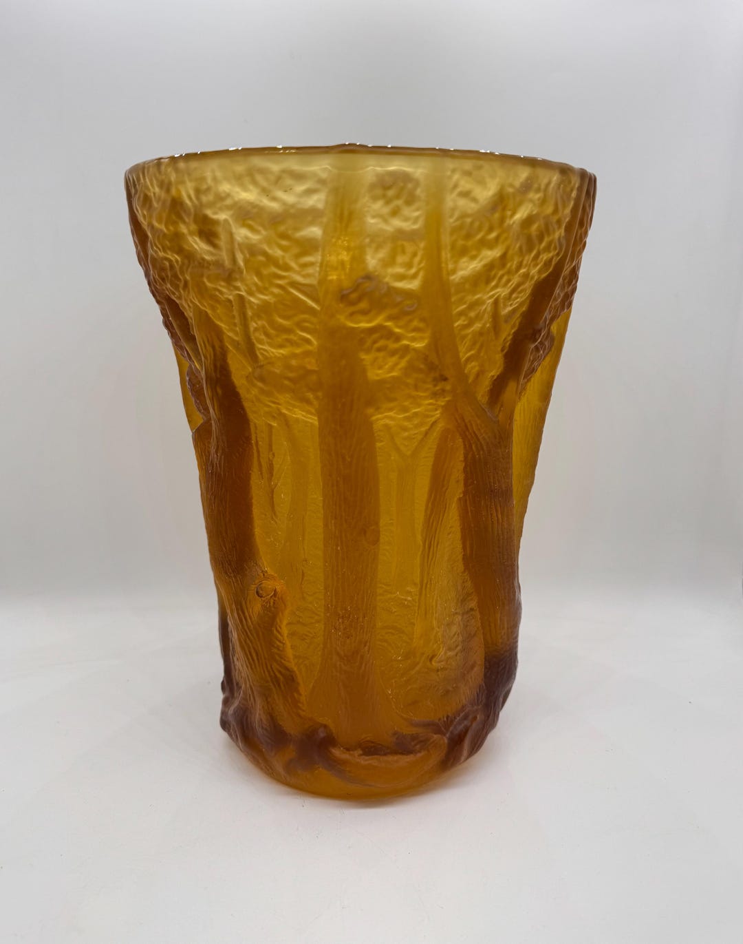 Rare Josef Inwald Amber Glass Vase, Art Deco Barolac, 1937 - Etsy