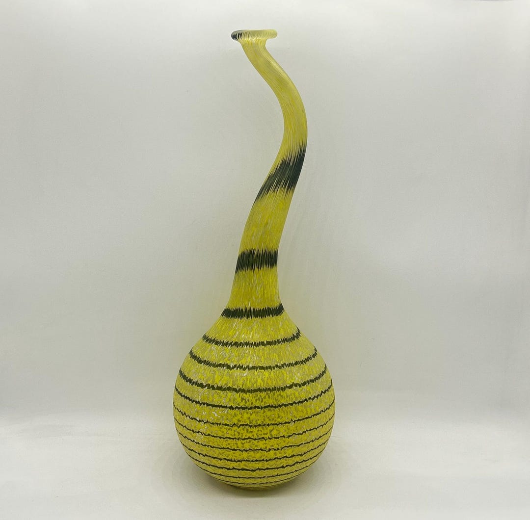 Kosta Boda Don Juan Vase Ulrica Hydman Vallien Signé Memphis Style ...