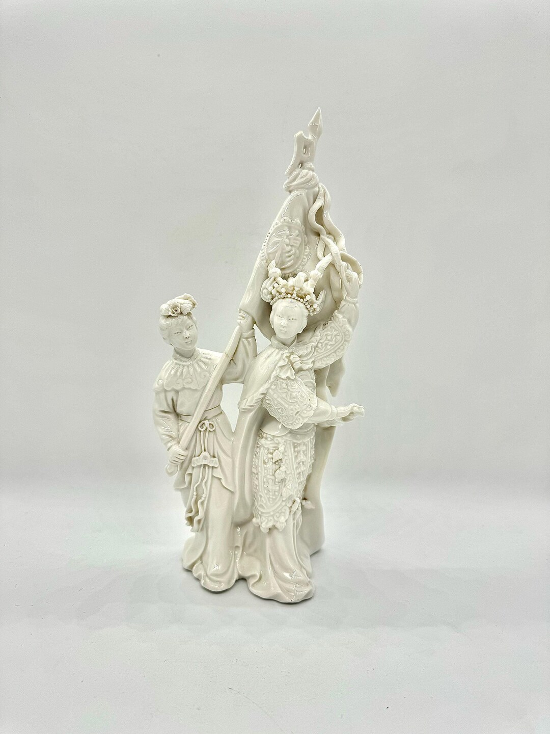 Antique Rare Chinese Dehua Blanc De Chine White Porcelain Sculpture - Etsy