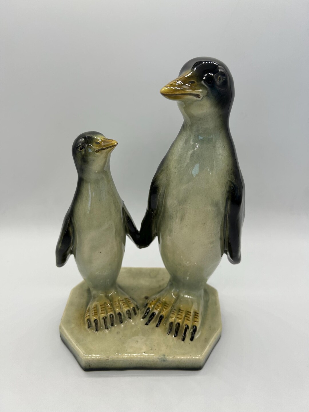 Italy Art Deco Ceramic Figurine of a Pair of Penguins - Etsy
