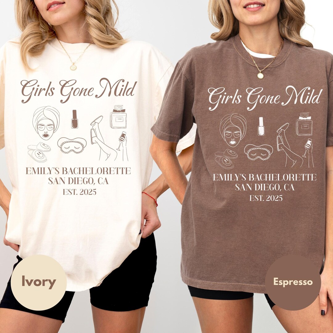 Personalized Spa Vibes Bachelorette Shirt for Bridal Party,girls Gone ...