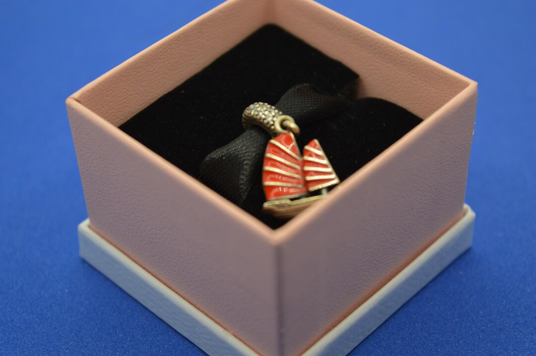 Red Sailing Ship Pandora Charm - Japanese Inspired - Preloved - Etsy