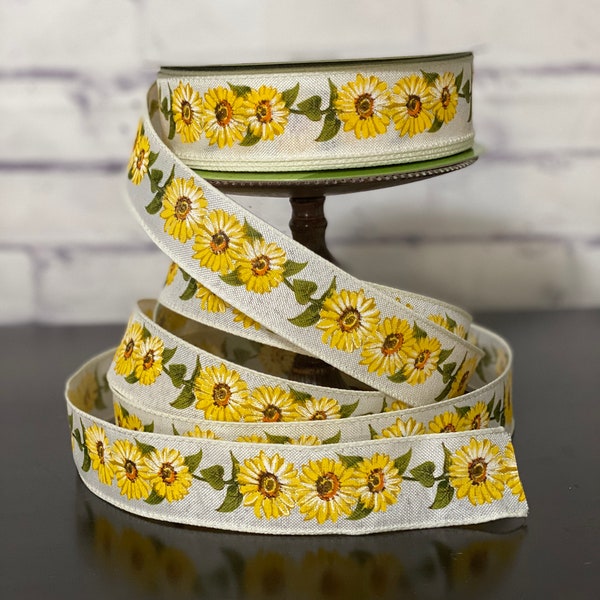 Sunflower Ribbon - Etsy