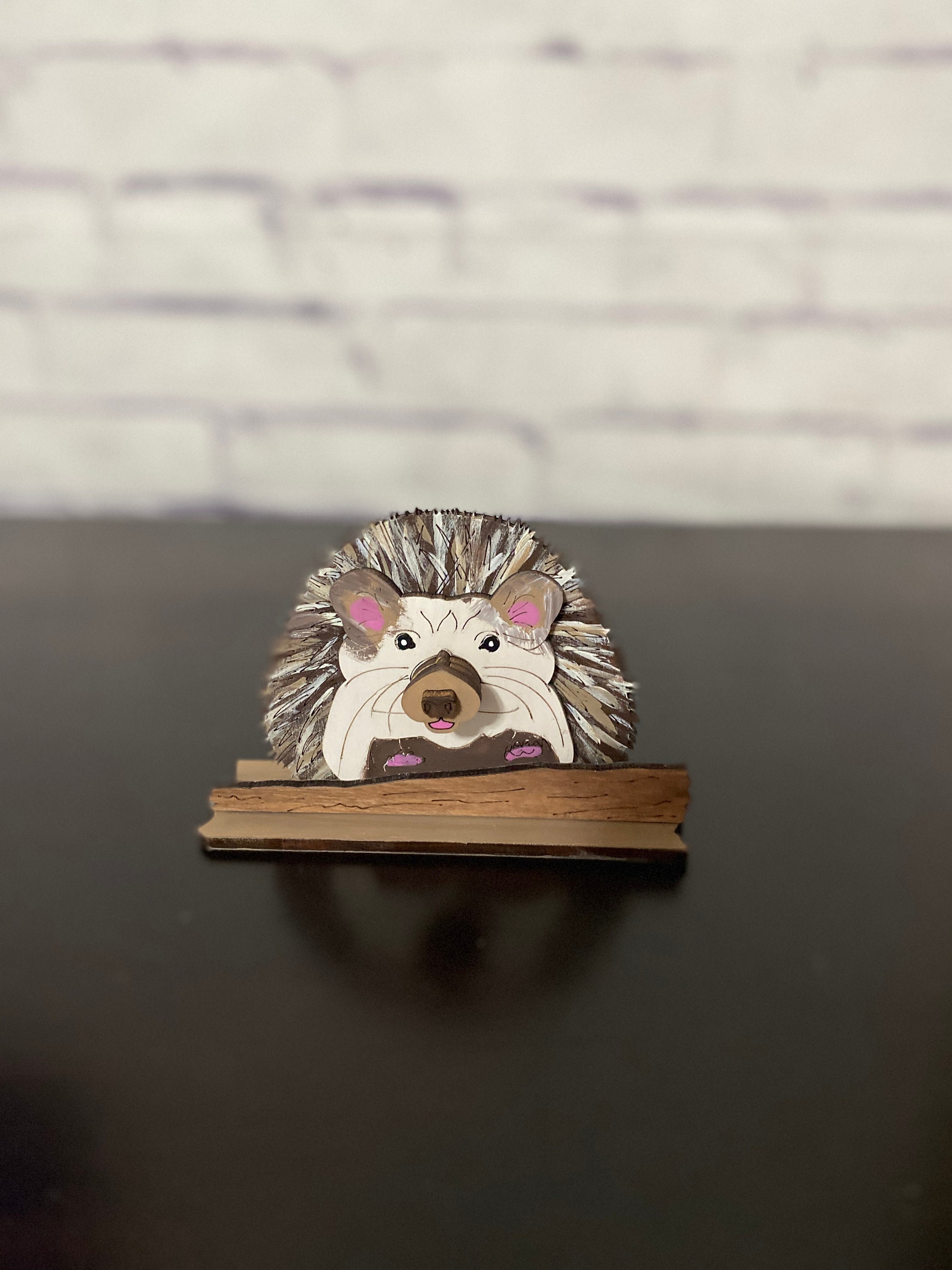 Hedgehog Eyeglass Holder Hedgehog Desk Decor Decorative - Etsy