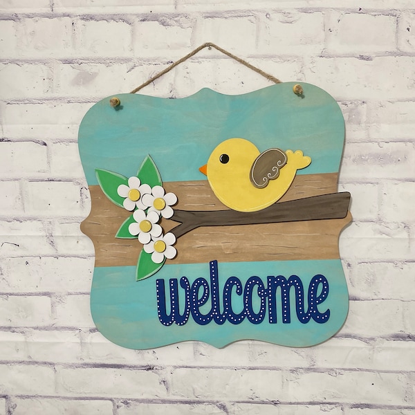 Bird Door Hanger - Etsy