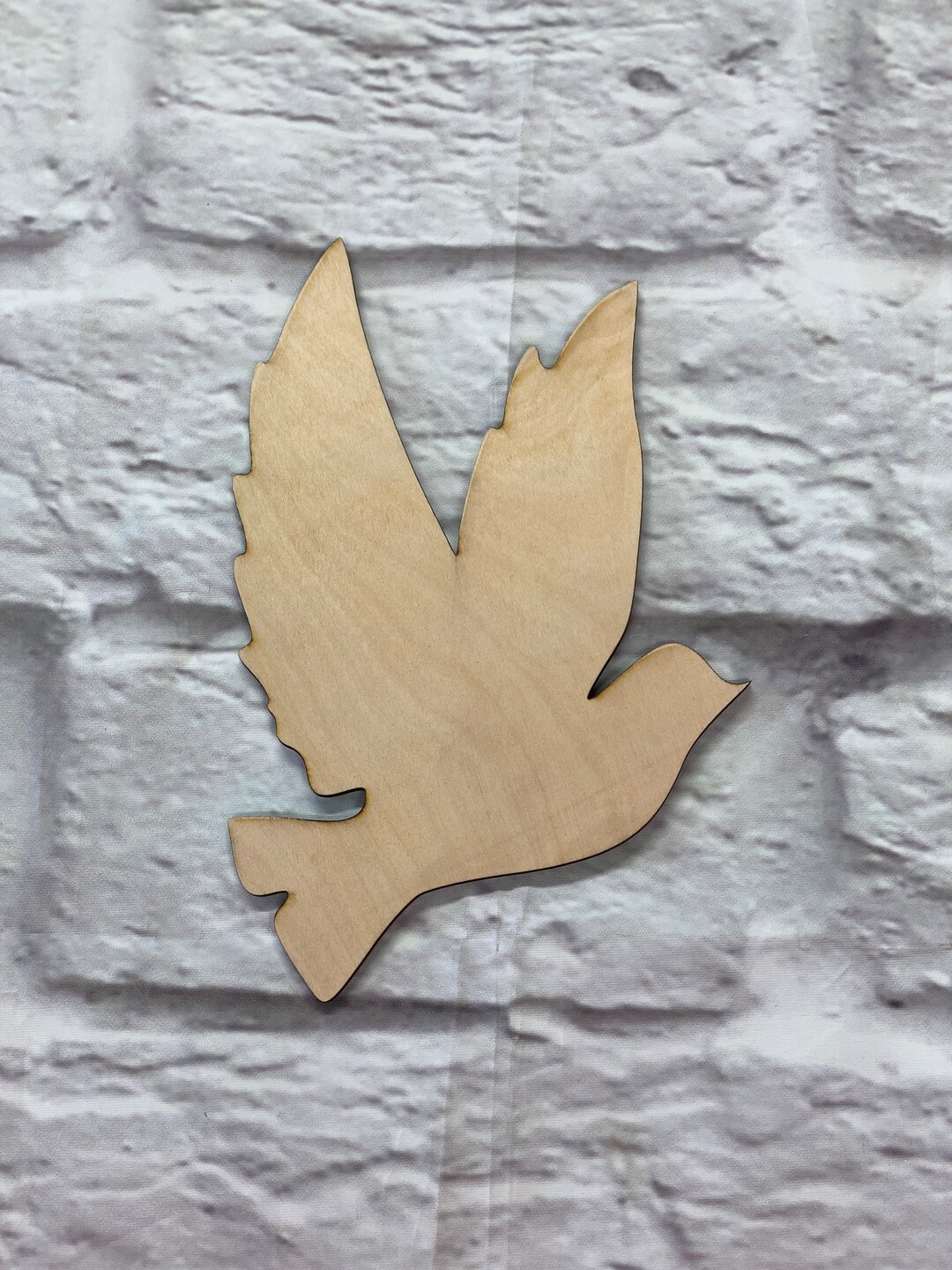 Dove Laser Wood Cutout, Hand Praying Unfinished Shape, VBS Craft Supply ...