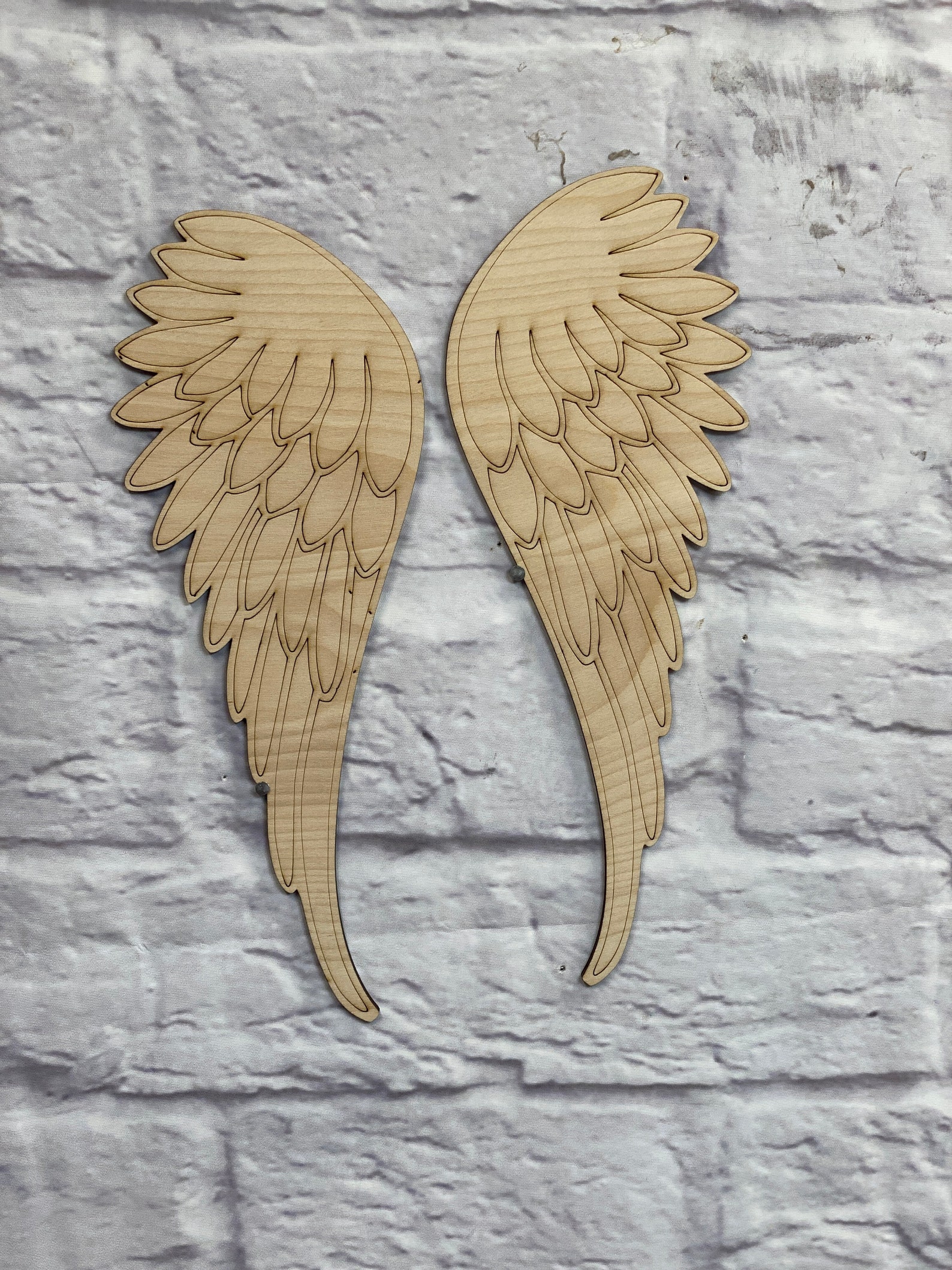 Angel Wings Blank, Set of Angel Wings, Wooden Blank for Paint Party ...