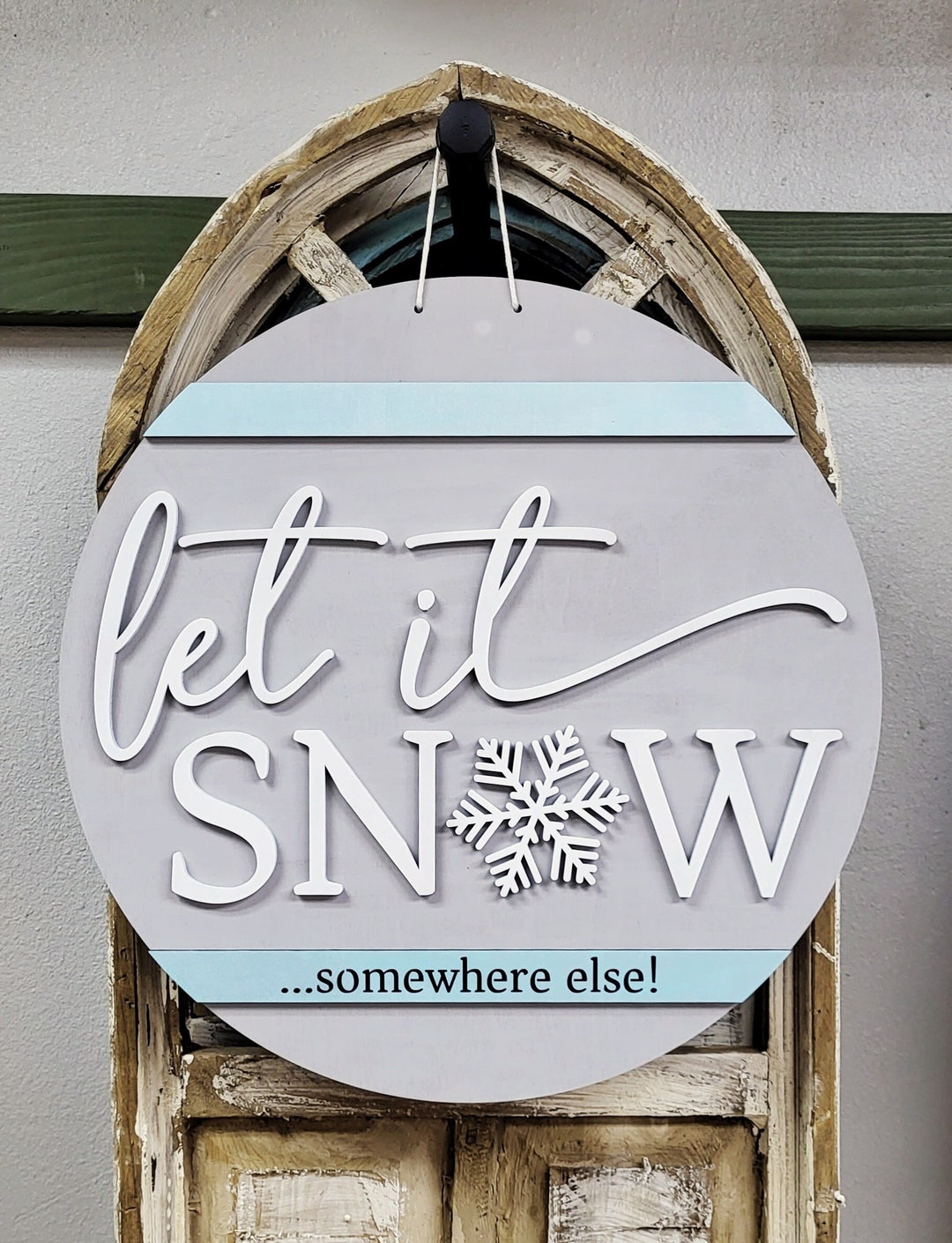 Kenworth T680 AC Valve Blosssound Let It Snow Door Decorations - Silver ...