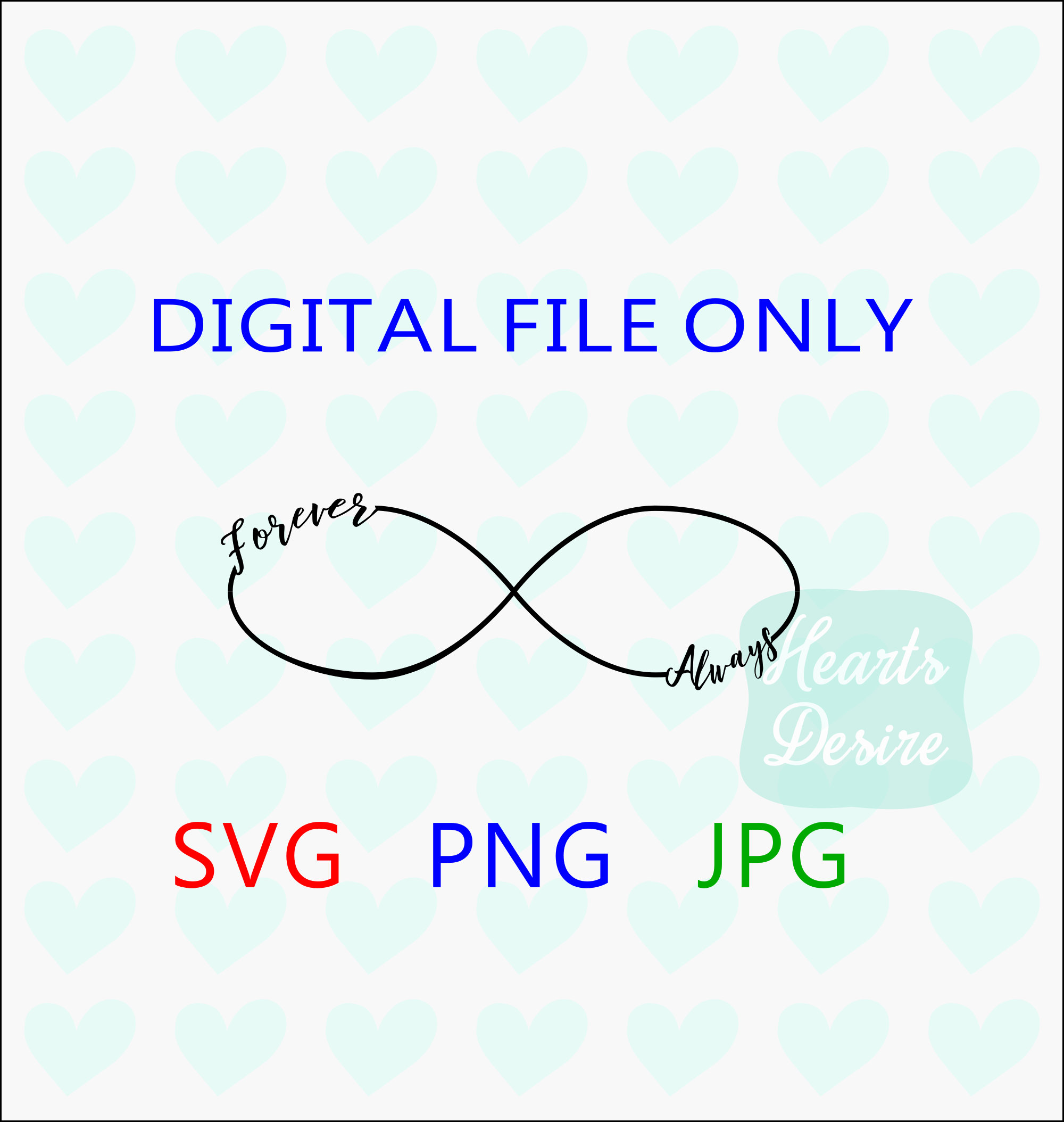 Forever And Always Infinity Symbol