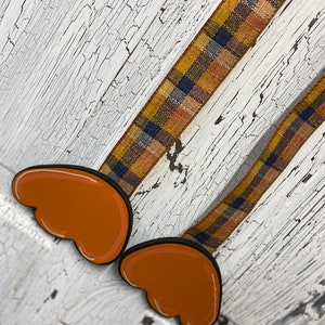 Crow Scarecrow Door Hanger Ribbon Legs, Fall Harvest Decor, Sunflower ...