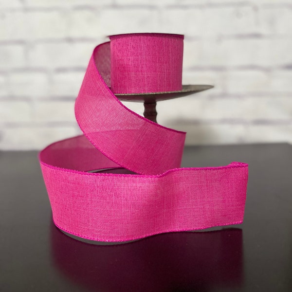 Dark Pink Ribbon - Etsy