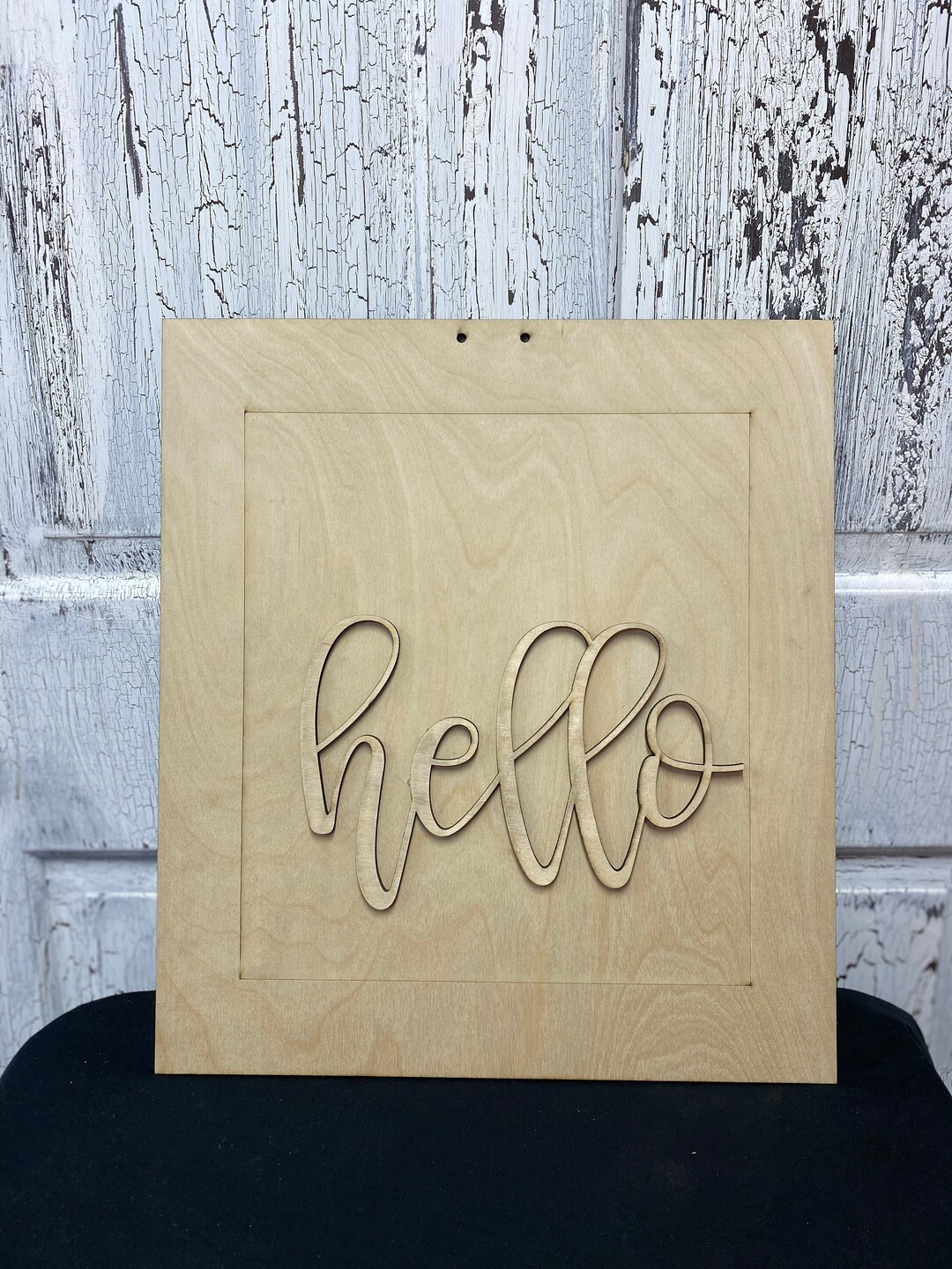 Square Rectangle Door Hanger Kit, Modern Farmhouse Wooden Blanks, Hey ...
