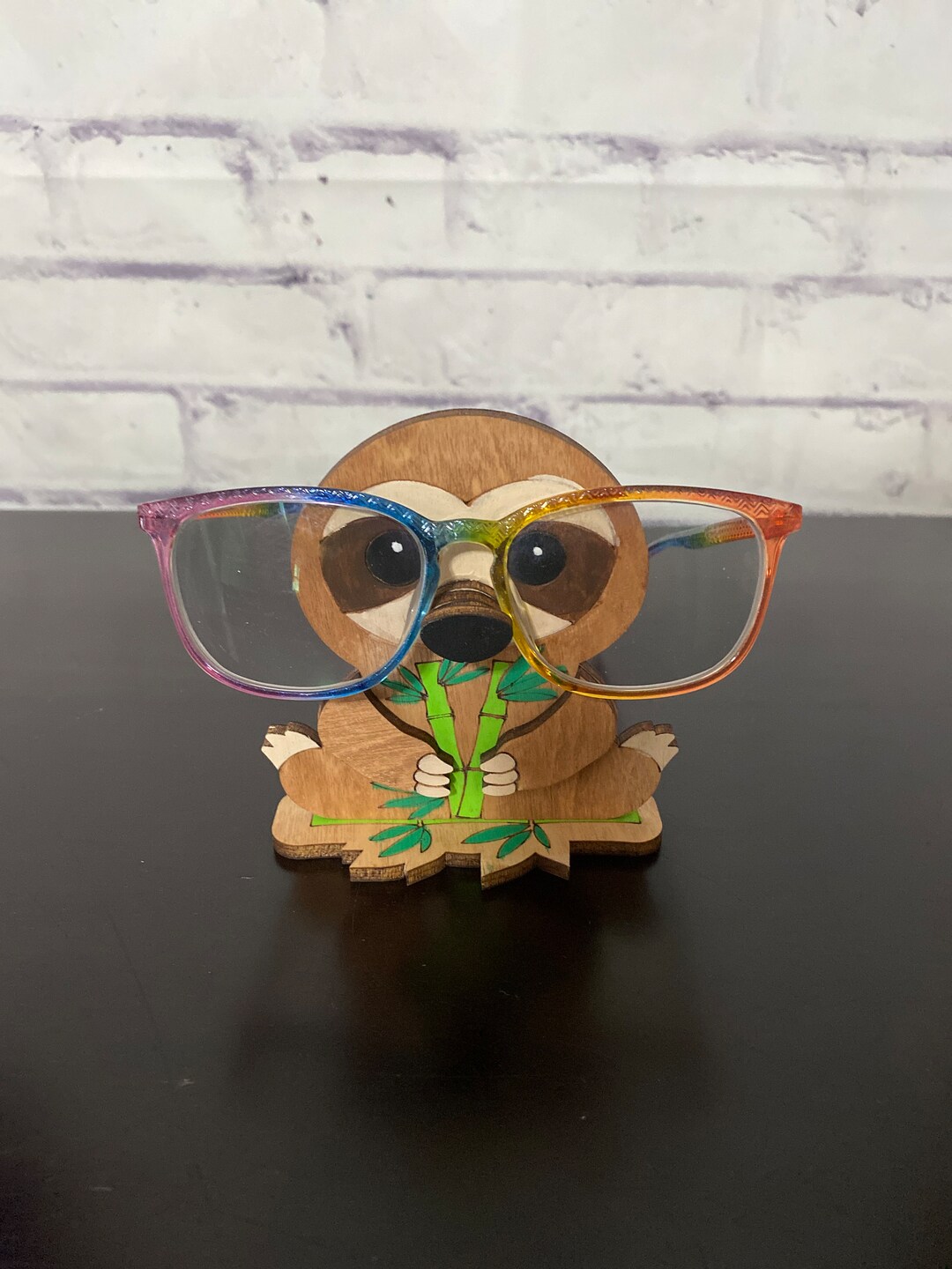 Sloth Eyeglass Holder, Sloth Desk Decor, Decorative Eyeglass Stand ...