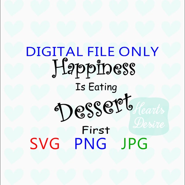 Eat Dessert First - Etsy