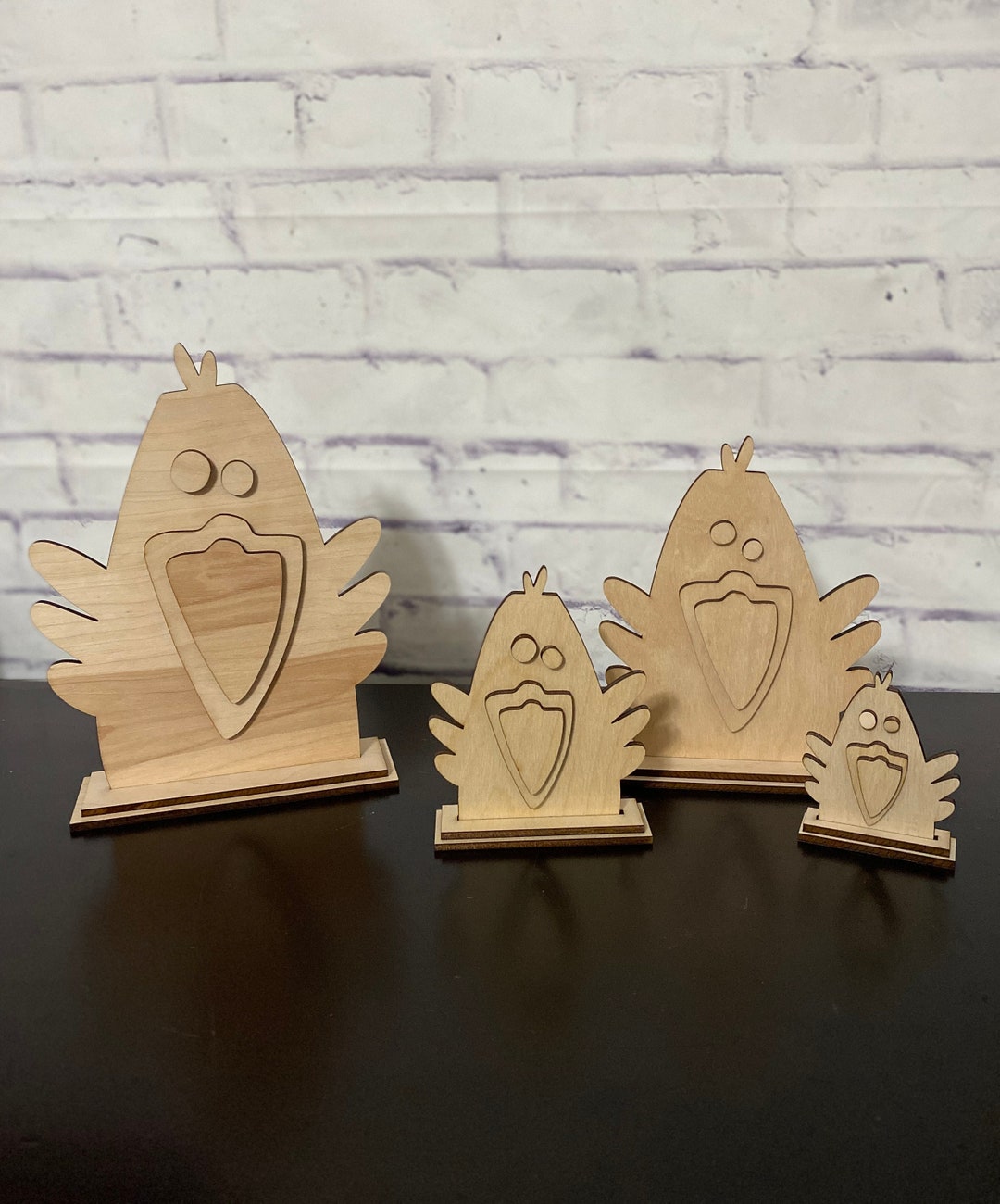 Crow Family Shelf Sitter, Halloween Fall Decor, Laser Cut Blanks for ...