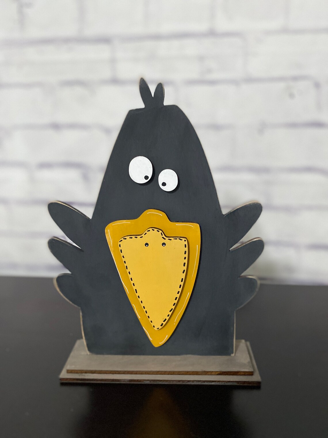 Crow Family Shelf Sitter, Old Crow Birthday, Whimsical Primitive ...