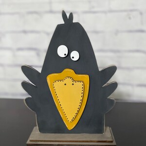 Crow Family Shelf Sitter, Primitive Crow Shelf Sitters, Halloween and ...