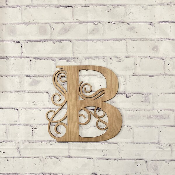 Wood Initials - Etsy