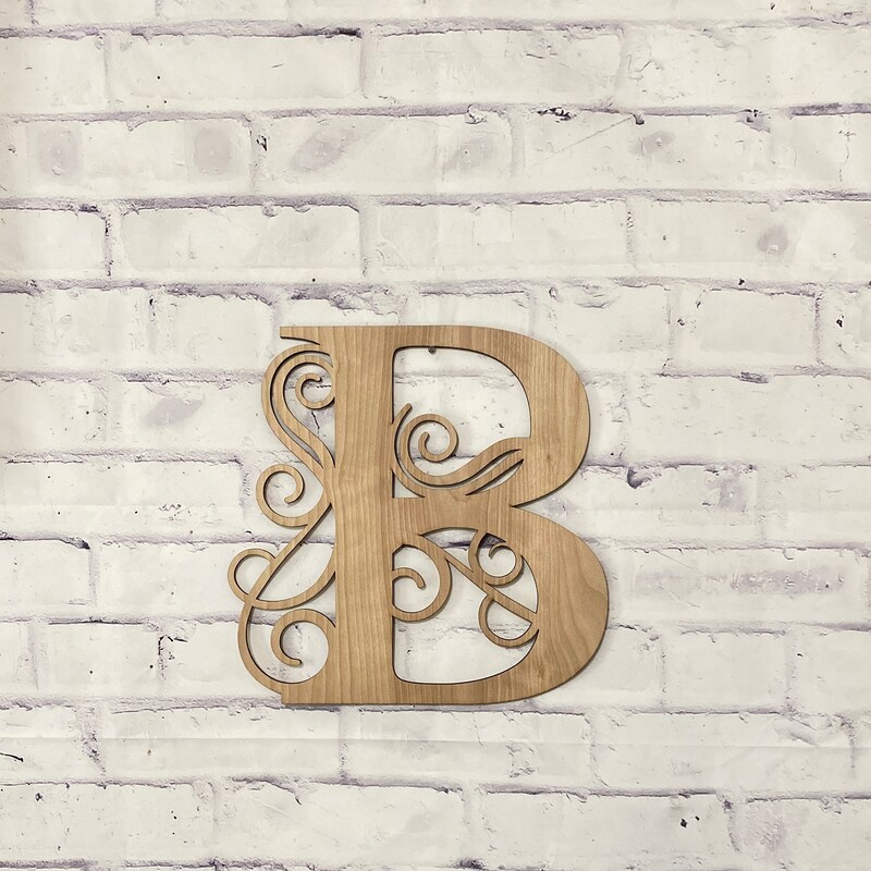 Wood Initials - Etsy