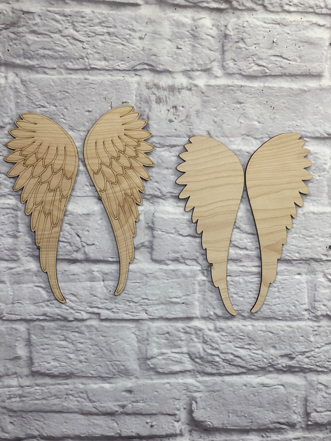 Angel Wings Blank, Set of Angel Wings, Wooden Blank for Paint Party ...
