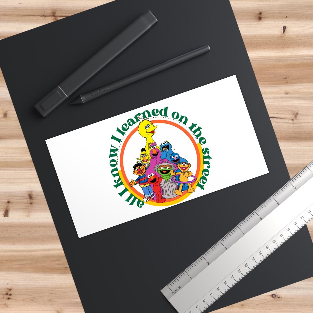 Sesame Street Funny Bumper Stickers - Etsy
