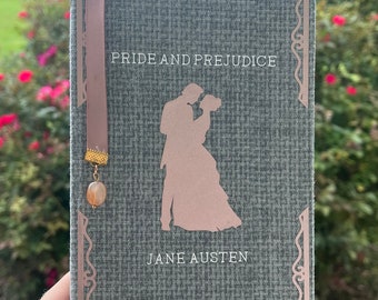 Pride and Prejudice Jane Austen Rebound Book, Hand Made Custom Rebind ...
