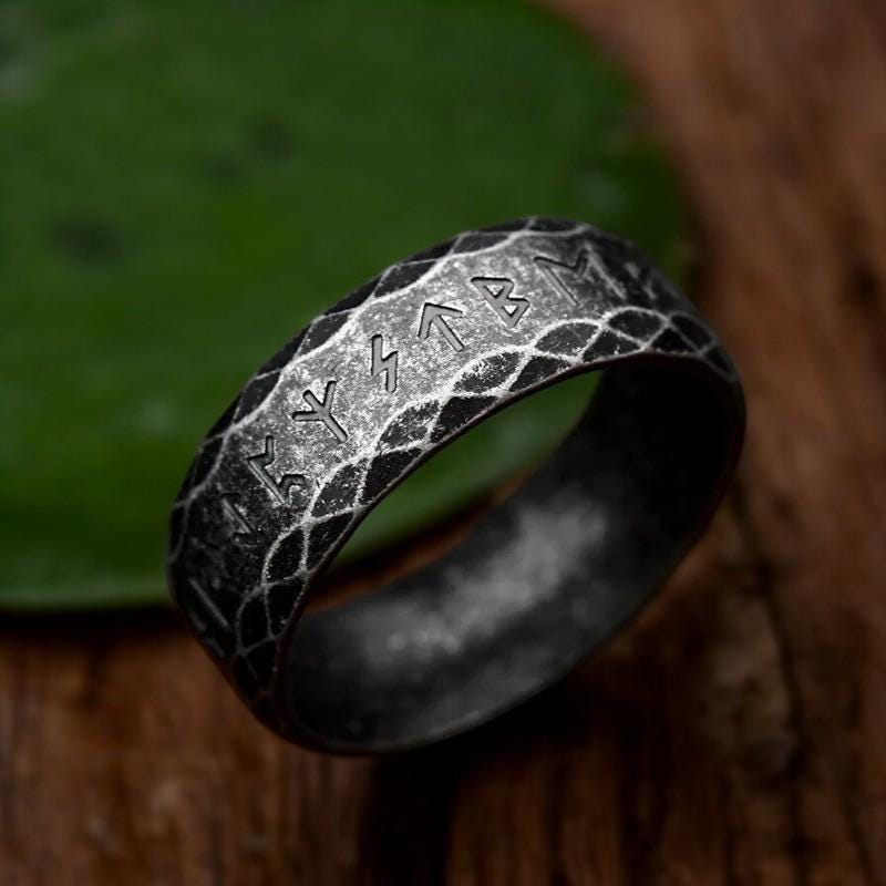 Handmade Nordic Viking Ring | Celtic Runic Ring | Vintage Viking ...