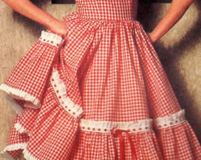 Vintage Simplicity 9103 Square Dance Dress Farmers Daughter Dorothy ...