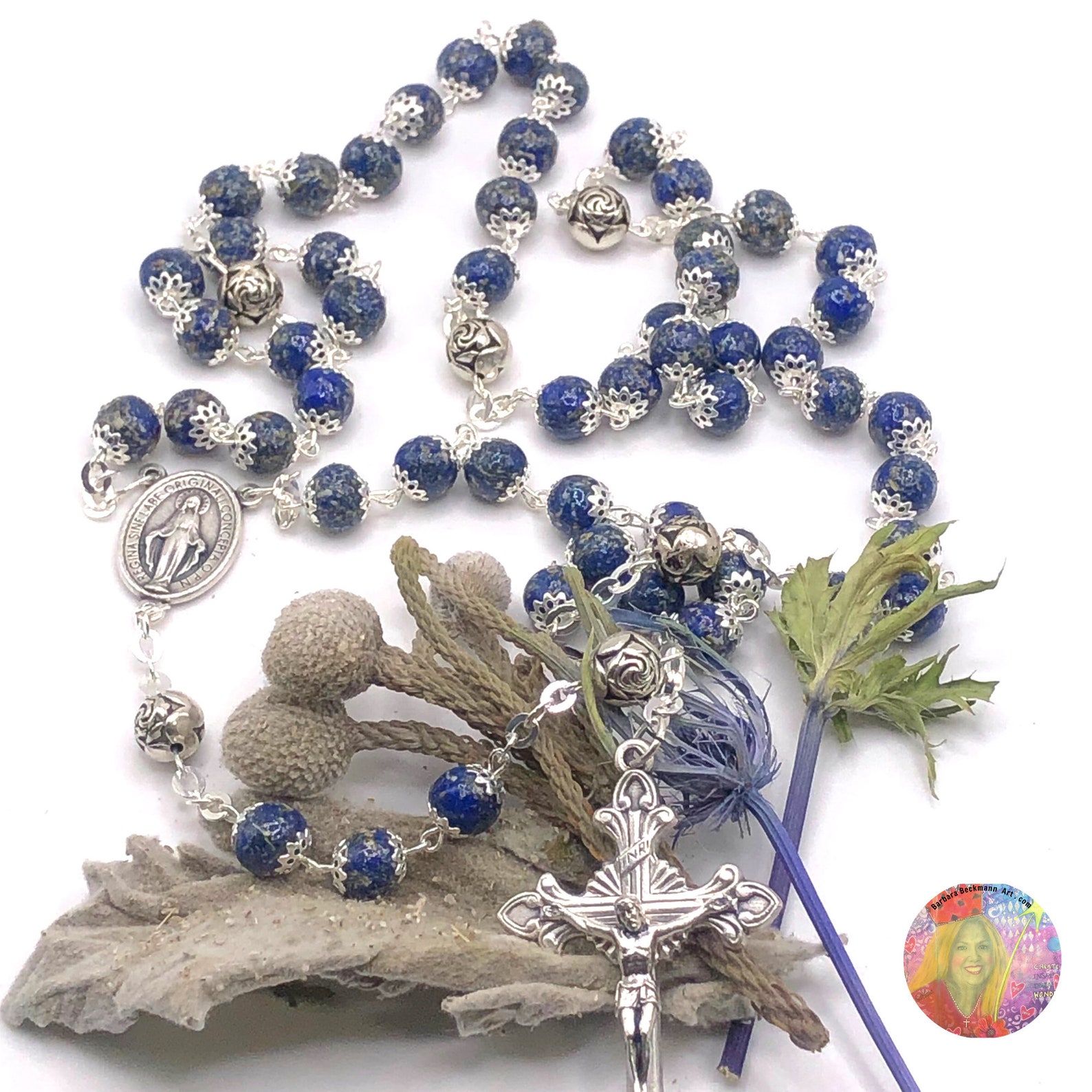 Rosary Made Using Your Dried Flowers Funeral Flowers Wedding | Etsy