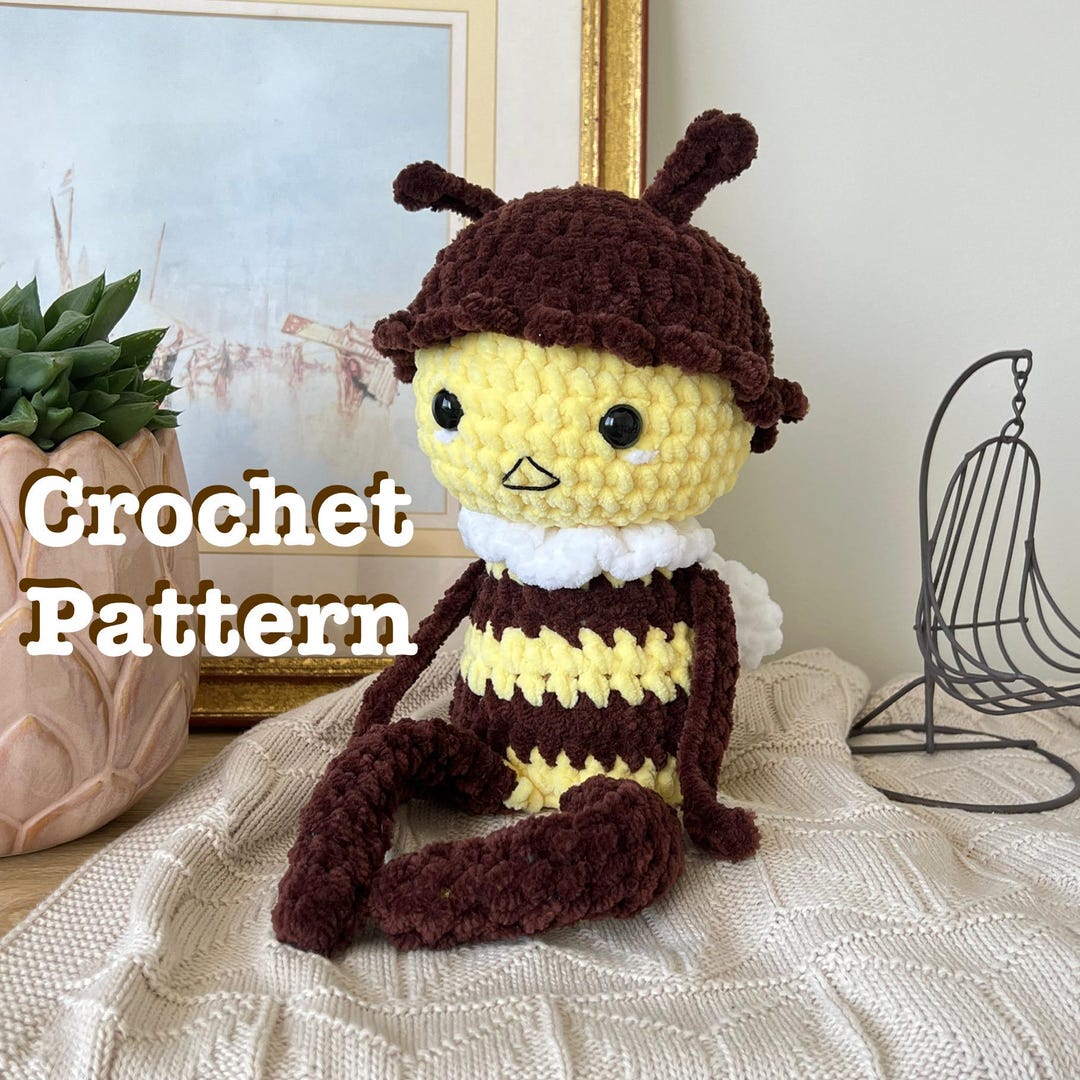 Bee Fairy - Crochet PDF Pattern Jill Heart / Amigurumi - Etsy