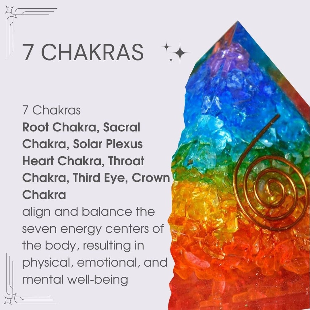 7 Chakra Pyramid root Chakra, Sacral Chakra, Solar Plexus Heart Chakra ...