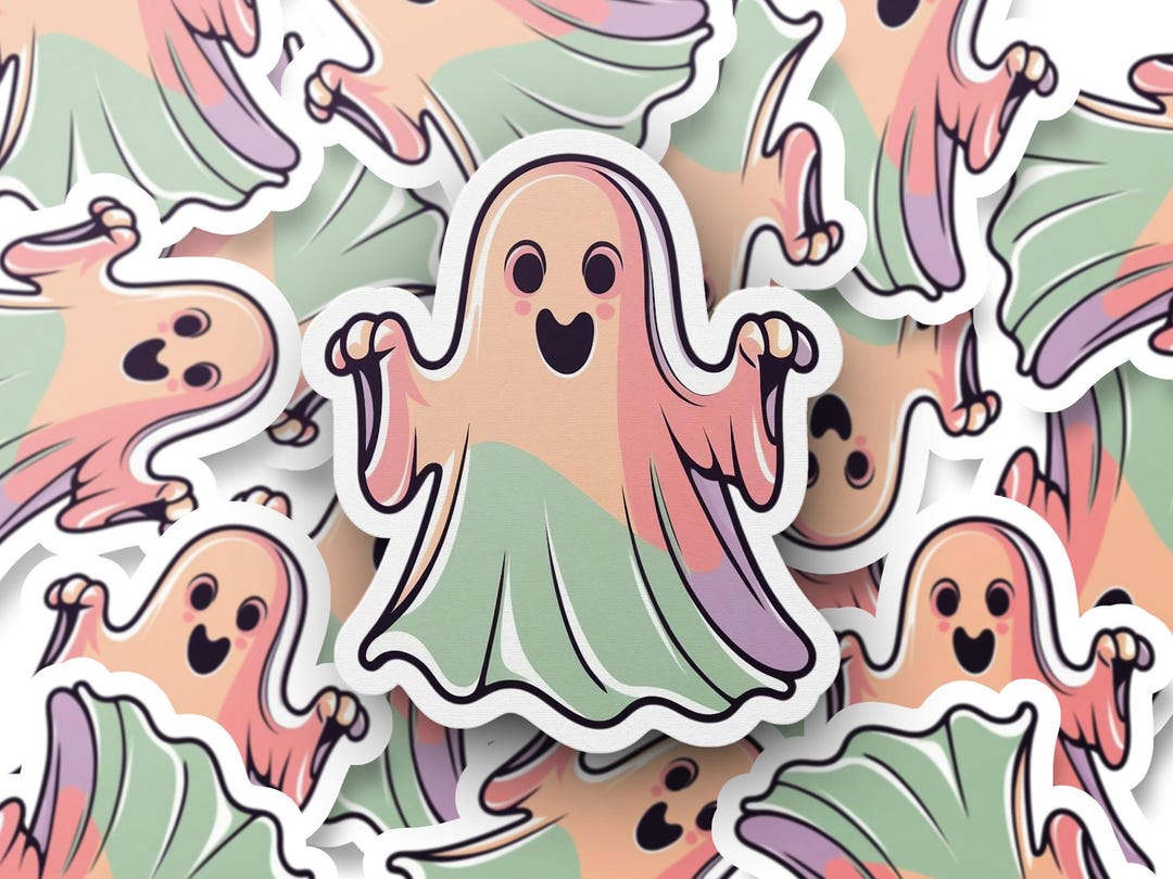 Boo Ghost Clipart, 1 PNG, Halloween Graphics, Digital Download for ...