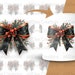Christmas Bow Clipart, Holiday Ribbon PNG, Festive Decoration, Black ...