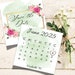 Elegant June Summer Wedding Save the Date With 2025 Calendar - Etsy