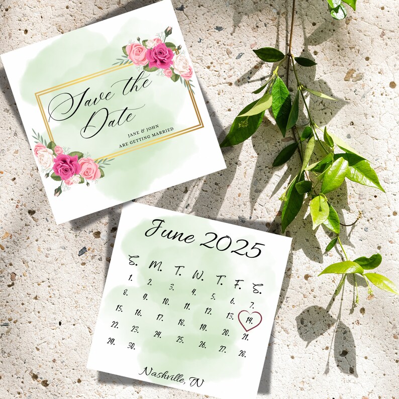 Summer Save the Date June - Etsy