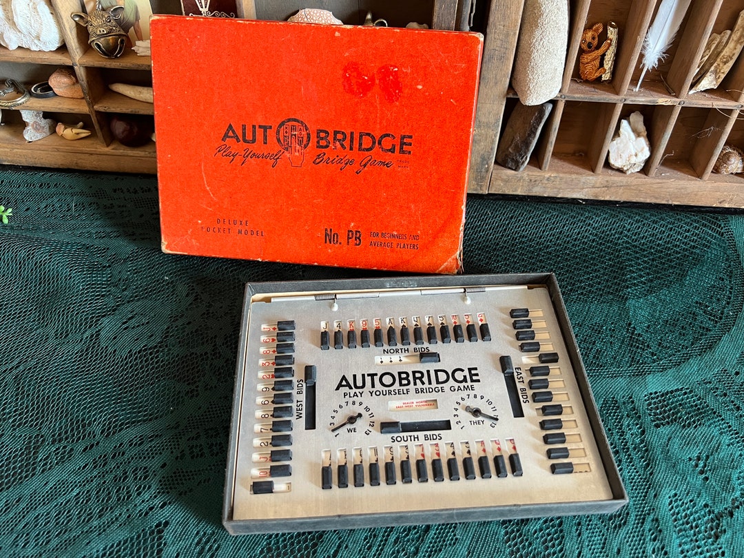 Vintage Auto Bridge Game - Etsy
