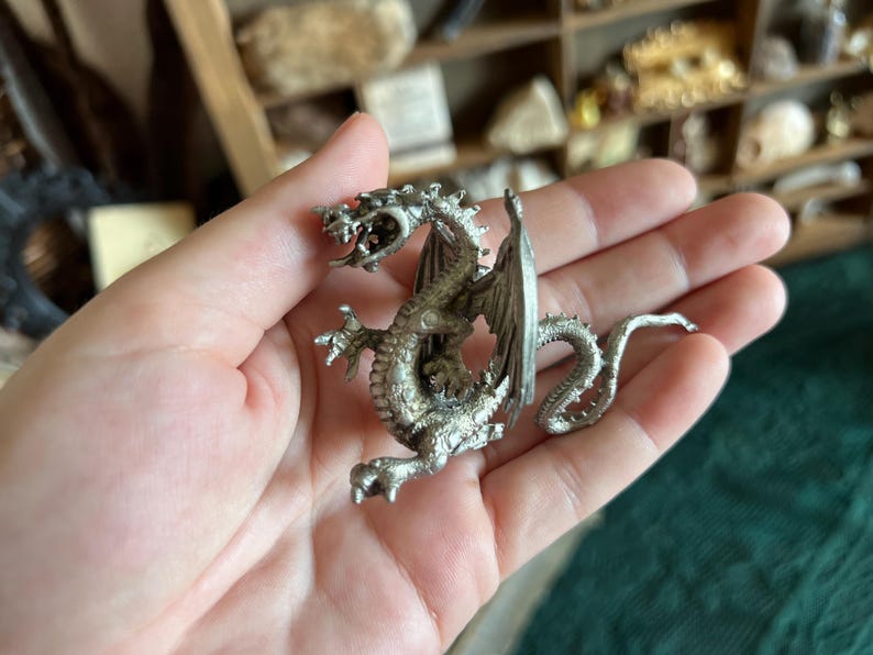 Ray Lamb Pewter Dragon Figurine - Etsy