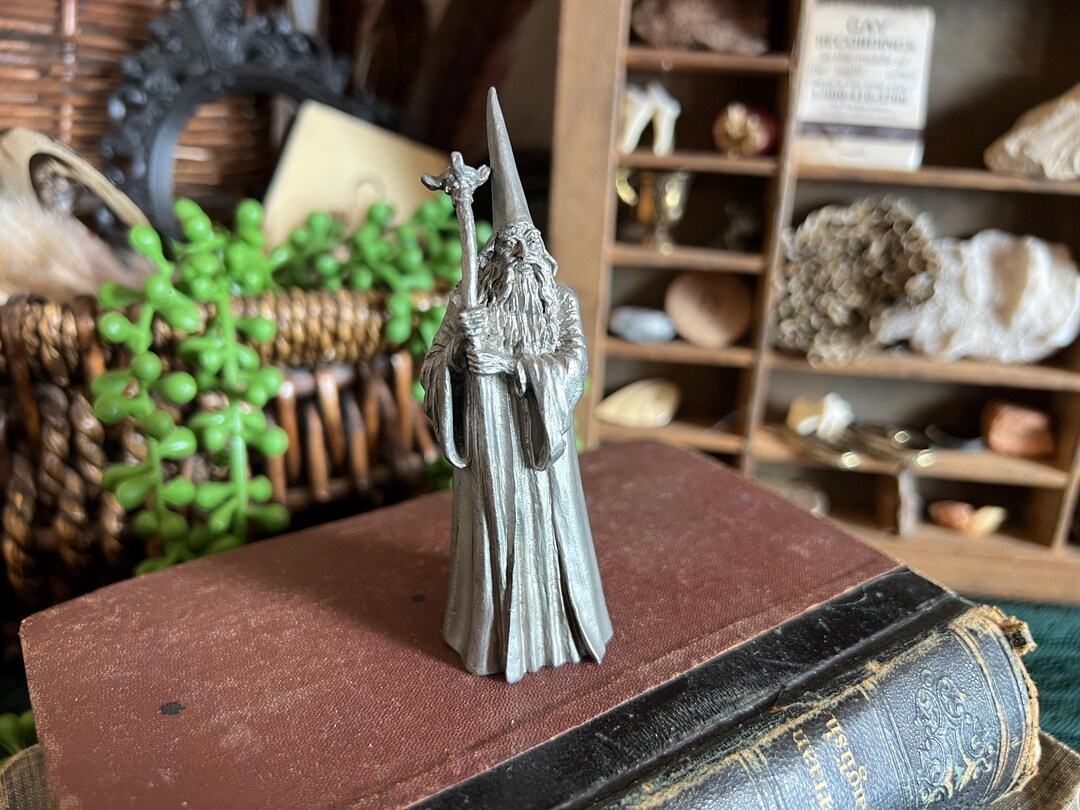 Ray Lamb Wizard With Staff (missing Staff Crystal) - Etsy