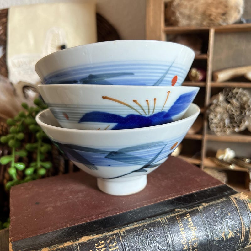 Japanese Rice Bowls - Etsy
