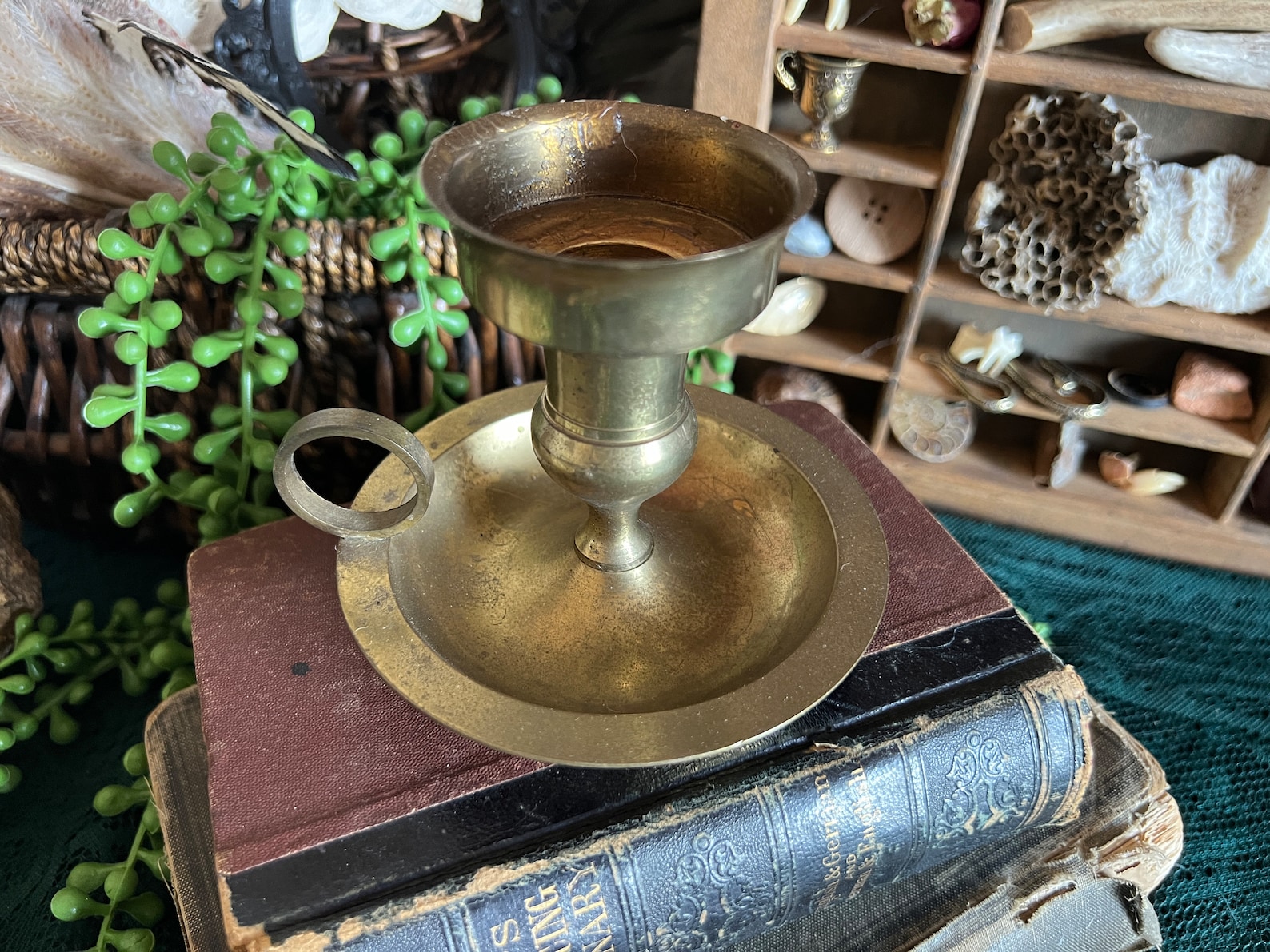 Vintage Brass Commodore Candle Stick Holder - Etsy