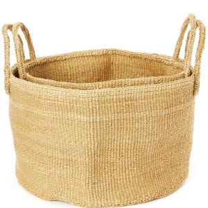 Kitui Sand Sisal Kamba Floor Baskets - Etsy